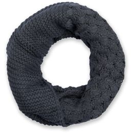 styleBREAKER Damen Strickschal "Strick Loop mit Mustermix", grau, Modisch, Obermaterial: 100% Viskose CV., Modet&uuml;cher