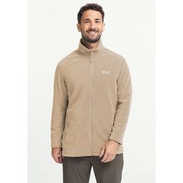 Jack Wolfskin Herren Fleecejacke "TAUNUS 100 FZ M", beige, Gr. XXXL, Obermaterial: 100% POLYESTER. Futter: 100% POLYESTER, Jacken, Fleecejacke,