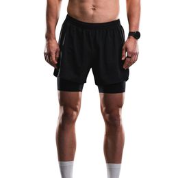Fusion Tempo! Pro Run Shorts Bekleidung Herren schwarz