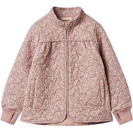 Wheat M&auml;dchen Steppjacke "Thermo Jacket Tilde", rosa, Gr. 110, gebl&uuml;mt, Web, Obermaterial: 100% Polyester, Jacken, wasserdicht