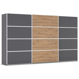 Kleiderschrank OTTO HOME, B:360cm H:210cm T:62cm, grau, Holzwerkstoff, Kinderzimmer, Schr&auml;nke, "Mehrzweckschrank Aktenschrank M&ouml;bel Mietswohnung