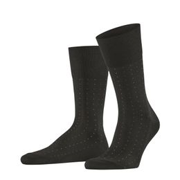 Falke Damen Socken "Tiago Dotted Line", Gr. 45, braun, Obermaterial: 93% Baumwolle CO. 5% Polyamid PA. 2% Elasthan EL., glatt, Socken