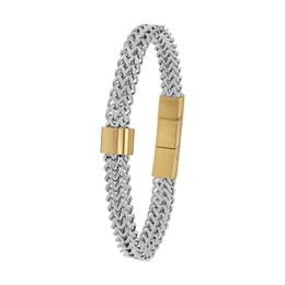 Amor Herren Armband, 22cm, Edelstahl, silber, Edelstahl, Armb&auml;nder