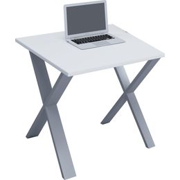 Schreibtisch Vcm, B:80cm T:80cm, wei&szlig;, B&uuml;ro, Tische, "Schreibtisch B&uuml;rotisch Computertisch 80x80 Lona X"