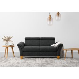 2,5-Sitzer OTTO HOME, B:185cm H:84cm T:93cm, grau, 100% Polyester, Sofas, "Lindgren", wahlweise mit TV-Funktion, links oder beidseitig,