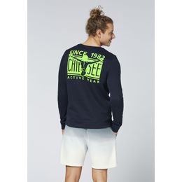 Chiemsee Herren Sweatshirt, blau, Gr. S, 60% Baumwolle, 40% Polyester, Sweatshirts