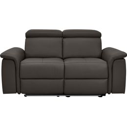 2-Sitzer OTTO HOME, B:172cm H:98cm T:142cm, braun, Echtleder/Kunstleder, Sofas, "Pareli 172cm, manuelle u. elektr. Relaxfunktion", USB,