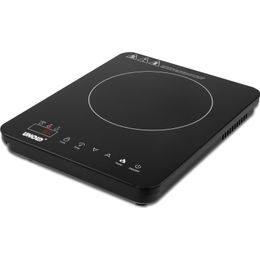 Unold Elektro UNOLD Einzel-Induktionskochplatte "Ina", B:36,8cm H:44,3cm T:34,2cm, schwarz, Kochplatten, 10 LEISTUNGS- & TEMPERATURSTUFEN