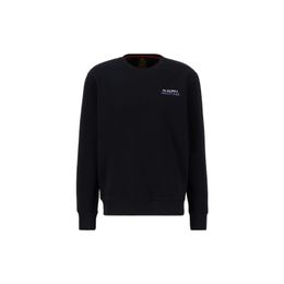 Herren Sweater "Holographic SL Sweatshirt", schwarz, Gr. S, Alpha Industries, Obermaterial: 80% Baumwolle, 20% Polyester, Sweatshirts