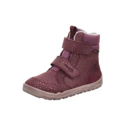 Superfit Jungen Barfu&szlig;schuh "WALDERI, WMS: weit", Gr. 29rot, Nubukleder, Veloursleder, Schuhe, Winterboots mit Klettverschl&uuml;ssen, Gr&ouml;&szlig;enschablone zum