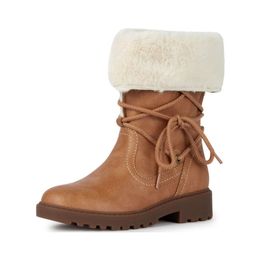 Geox Stiefel M&auml;dchen Gr&ouml;&szlig;e 30 camel / hellbeige