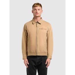 Khujo Herren Blouson "JANNO", beige, Gr. M, unifarben, Web, 100% Baumwolle, Jacken