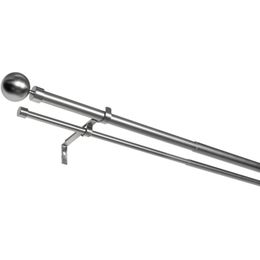 Gardinenstange mydeco, &Oslash;:28mm, silber, Wohnzimmer, Gardinenstangen, "habito/ball-classic"