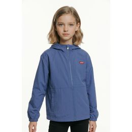 LEVI'S KIDS M&auml;dchen Kurzjacke "LVN LIGHT WEIGHT WINDBREAKER"true navy, Gr. 12, unifarben, Web, Obermaterial: 100% Nylon. Innenfutter: 60% Baumwolle,