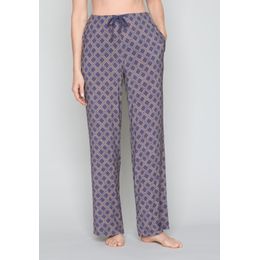 JOOP! JOOP Damen Pyjamahose, Gr. 38geo print lila, Jersey, Obermaterial: 95% Modal, 5% Elasthan, Hosen