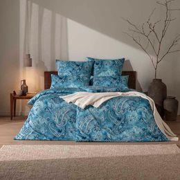 Bettw&auml;sche Estella605, dunkelblau, Satin, Obermaterial: 100% Baumwolle, Bettw&auml;sche, "Rhea", Gefertigt aus hochwertigem Baumwoll-Satin.
