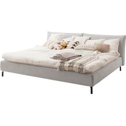 Polsterbett Home Affaire, B:268cm H:82cm L:255cm, grau, 100% Polyester, Betten, "Fionara, Familienbett, extrabreite Liegefl&auml;che 240cm, in 2 L&auml;ngen",