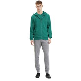 Puma - "TeamGoal 23 Casuals" Hoodie mit durchgehendem Rei&szlig;verschluss f&uuml;r Herren (Pfeffer-Gr&uuml;n)