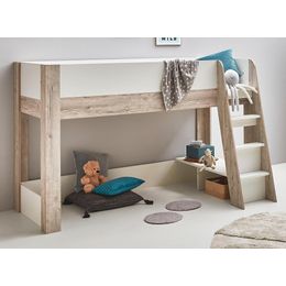 Hochbett OTTO HOME, braun, Jugendzimmer, Hochbetten, "Schulkind Hochbett &raquo;Riekkei&laquo;"