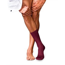 Falke Damen Socken "No. 7 Finest Merino", Gr. 41, rot, Obermaterial: 75% Schurwolle WV. 25% Polyamid PA., Socken