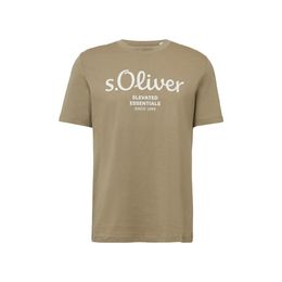 s.Oliver Shirt male size S Khaki / White