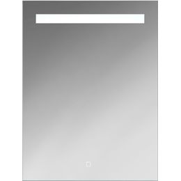 Badspiegel Jokey, silber, Spiegelglas, Spiegel, "Bluestar", 60 x 80 x 6,3 cm
