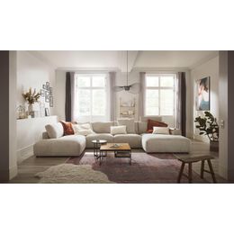 Wohnlandschaft Musterring, B:434cm H:81cm T:204cm, grau, Sofas, "Lucia viel Platz, bequem, U-Form", Verschiedene Farben, inkl. Kopfst&uuml;tze,