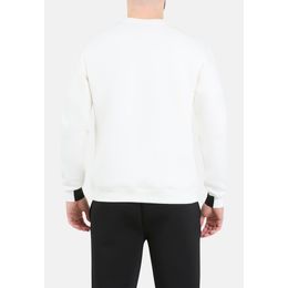 Ellesse Herren Sweatshirt "CORVARO SWEATSHIRT"sanftes wei&szlig;, Gr. L, Obermaterial: 79% Polyester, 16% Viskose, 5% Elasthan, Sweatshirts,
