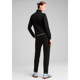 Puma Damen Trainingsanzug "METALLIC FULL-ZIP TRACKSUIT TR CL"Puma schwarz, Gr. S, unifarben, Sweatware, Obermaterial: 68% Baumwolle, 32% Polyester,