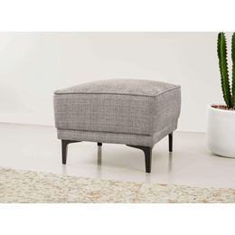 Hocker OTTO HOME, B:56cm H:45cm T:58cm, grau, 100% Polyester, Wohnzimmer, Hocker, "Oland Chenille Polsterhocker", passend zur Serie OLAND