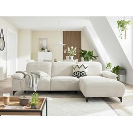 Ecksofa Musterring, B:280cm H:83cm T:180cm, beige, 88% Polyester, 12% Polyacryl, Wohnzimmer, Sofas, "MR370 mit/ohne Relaxfunktion, verschiedene