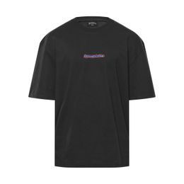 DROPSIZE Herren T-Shirt "Dropsize Dropsize Heavy Oversize Peace Of Mind T-Shirt", schwarz, Gr. S, unifarben, 70% Baumwolle, 30% Polyester, Shirts