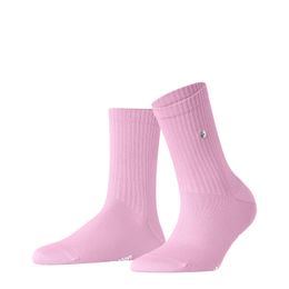Burlington Damen Socken "Fleet Street", Gr. 36, pink, Obermaterial: 86% Baumwolle CO. 12% Polyamid PA. 2% Elasthan EL., Socken