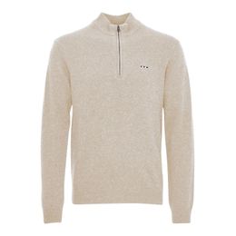 FQ1924 Herren Troyer "Troyer FQLefq", grau, Gr. XXL, Obermaterial: 80% Wolle WO. 20% Polyester PES., Pullover