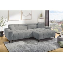 Jockenh&ouml;fer Ecksofa, B:290cm T:130cm, wei&szlig;, JOCKENH&Ouml;FER GRUPPE, Korpus: 100% Polyester;Kissen: 100% Polyester, Wohnzimmer, Sofas, "Racer, L-Form, B: 290cm, mit