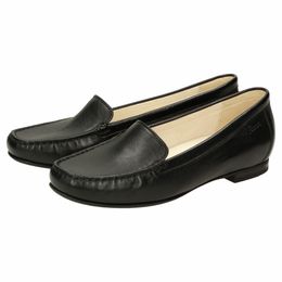 Sioux Damen Slipper "Zalla", Gr. 36, schwarz, Obermaterial: 100% Lammnappaleder LANA. 100% Gummi rubber., Schuhe