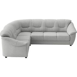 Sit & More Ecksofa SIT & MORE, B:262cm H:90cm T:212cmsilber, Wohnzimmer, Sofas, "Savona L-Form, B. 262cm, klassisches Design, Federkern, Komfort Sitz", option.