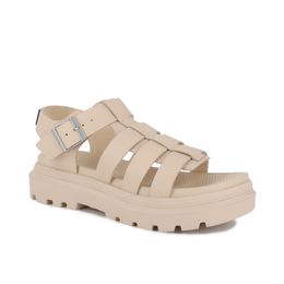 Palladium Damen Sandale "PALLACRUISE FISHERMN", Gr. 39, beige, Leder, Schuhe, Sommerschuh, Sandalette, Riemchensandale