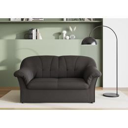 2-Sitzer DOMO collection, B:155cm H:82cm T:82cm, braun, 92% Polyester, 8% Nylon, Sofas, "Pegnitz f&uuml;r kleine R&auml;ume, Breite 155cm, bequem", zeitlos,