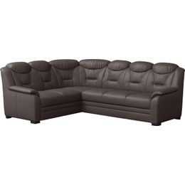 Ecksofa COTTA, B:263cm H:99cm T:211cm, braun, 64% Polyurethan, 25% Polyester, 11% Baumwolle, Wohnzimmer, Sofas, "Marcus L-Form", wahlweise mit