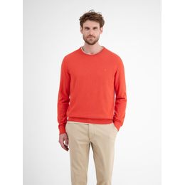 Lerros Herren Strickpullover "Herren Basic Strickpullover", rot, Gr. XL, 100% Baumwolle, Pullover