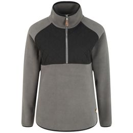 oxmo Damen Troyer "Sweatjacke OXMalita", grau, Gr. XXL, Obermaterial: 100% Polyester PES., Sweatjacken