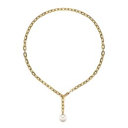 Liebeskind Berlin Kette 'Kugel' Damen Gr&ouml;&szlig;e One Size gold / perlwei&szlig;