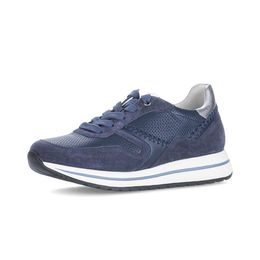 Gabor Damen Sneaker "Sneaker low", Gr. 42, blau, Schuhe