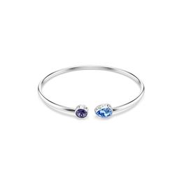 Swarovski Damen Armspange "Schmuck Geschenk CHROMA Armreif", Metall, blau, Metall, Armb&auml;nder, mit Swarovski Kristall, Zirkonia (synth.)