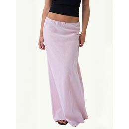 ITS MAY Damen Midirock "ITS MAY Skirt Capri"light pink, Obermaterial: 50% Leinen, 50% Baumwolle, % Elasthan, R&ouml;cke