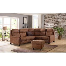 Ecksofa OTTO HOME, B:265cm H:104cm T:215cm, braun, Struktur weich (90% Polyester / 10% Polyamid);Luxus-Microfaser (100% Polyester);Luxus-Microfaser