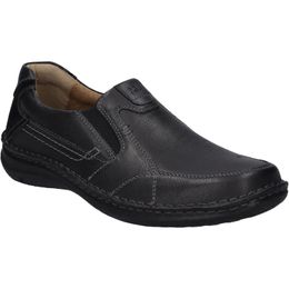 Josef Seibel Herren Slipper "Anvers 63, schwarz", Gr. 42, schwarz, Obermaterial: 100% Rindsleder Leather cow., Schuhe