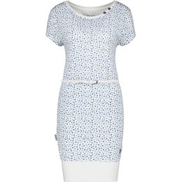alife and kickin ALIFE & KICKIN Damen Blusenkleid "Damen CocoAK Sommerkleid, Kleid", blau, Gr. XS, 65% Baumwolle, 35% Polyester, Kleider