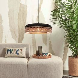 Good & Mojo Ubud Pendelleuchte 1-Schirm, E27, UBUD/H/6018/BN,